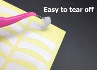 China 10 pcs/bag white Paper Eye Pad Sticker Patches Wrap Makeup Tools for sale