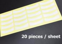 China 10 pcs/bag white Paper Eye Pad Sticker Patches Wrap Makeup Tools for sale