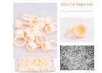 China Silicone L Disposable Pigment Ring Cup Permanent Makeup Accessories for sale
