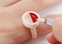 China Silicone L Disposable Pigment Ring Cup Permanent Makeup Accessories for sale