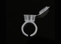 China Transparent Flip Anti Oxidation Microblading Ink Cup Ring With Cover for sale