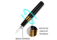 China Alumium Alloy Semi Permanent Makeup Eyebrow Tattoo Machine U2F Needle for sale