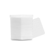 China 5*5cm White Wiping Cotton Paper Eyelash Tweezer Glue Cleaner Pads for sale