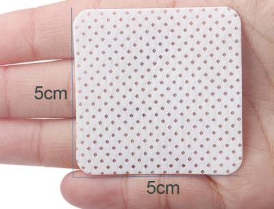 China 5*5cm White Wiping Cotton Paper Eyelash Tweezer Glue Cleaner Pads for sale