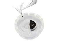 China Transparent Eyelash Extension Accessories Sun Flower Glue Tool Cup for sale