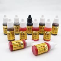 China Private Label Permanent Makeup Pigments 15ml Cosmetic Tattoo Pigments for sale