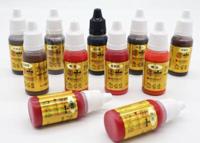 China Phoenix 17 Colors Plant Extract 15ml Permanent Makeup Pigments for sale