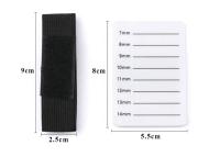 China Eyelash Extension Acrylic White Lash Tray With Adjustable Elastic Strap for sale
