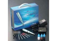 China 9V Green Mechine Stainless Steel Permanent Makeup Machine For Lip Line Tattoo for sale
