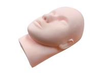 China 3D Permanent Makeup Practice Skin Silicone Mannequin Head Eyeliner Eyebrow Lips Permanent Makeup for sale