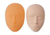 China Silicone 5D Fake Eyebrow Eyeline Lips Model Practice Skin Head for sale