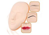 China Silicone 5D Fake Eyebrow Eyeline Lips Model Practice Skin Head for sale
