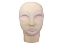 China Silicone Removable Permanent Makeup Practice Skin For Mannequin Head for sale