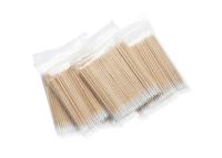 China Wooden Handle Pointed Cotton Swabs Microblading Cotton Swabs Pointed Tip for sale