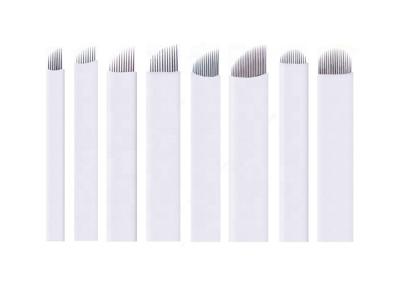 China 0.25mm Eyebrow Manual PMU Sterile Tattoo Needles Microblading Blade for sale