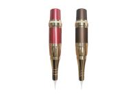 China Red Brown 10V Cosmetic Tattoo Machine With 0.35mm 50mm Needles for sale
