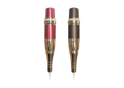 China Red Brown 10V Cosmetic Tattoo Machine With 0.35mm 50mm Needles for sale