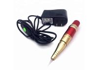 China Red Brown 10V Cosmetic Tattoo Machine With 0.35mm 50mm Needles for sale