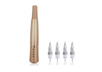 China Gold Four Speeds Wireless Permanent Makeup Machine PMU Tattoo Pen for sale