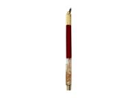 China Gold Foil Manual Tattoo Eyebrow Microblading Pens With Lock Pin Tech for sale