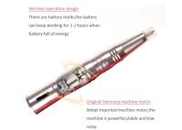 China 4.2V 35000rpm Wireless Easy operation Three Levels Permanent Makeup Machine for sale