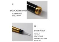 China 7V Black Strong Power Microblading Pen Permanent Cosmetic Machine for sale