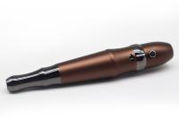 China Brown Aluminum Microblading Pen Permanent Cosmetic Tattoo Machine for sale