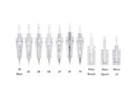 China Permanent Makeup Tattoo Cartridge Needles Disposable 1R 3R 5R 5F 7F Nano for sale