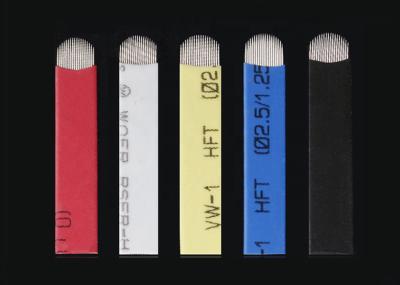 China 0.18mm 18U Eyebrow Tattoo Permanent Makeup Microblading Needles for sale