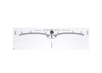 China 16.9 *5.6cm Eyebrow Tool Ruler White Simple And Practical Brow Lamination Supplies Kit for sale