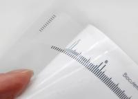 China Plastic Transparent Tattoo Eyebrow Ruler Sticker Microblading Design for sale