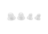 China Transparent Silicone Pigment Microblading Eyelash Grafting Ink Ring Cup for sale