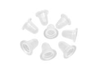 China Transparent Silicone Pigment Microblading Eyelash Grafting Ink Ring Cup for sale