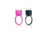 China Plastic sponge Microblading Tattoo Pigment Ink Cup Disposable 100pcs for sale