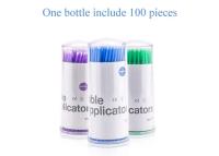 China Plastic Micro Eyelash Cotton Swab For Permanent Makeup Eyelash Cleaning for sale