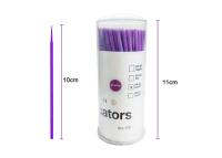 China Plastic Micro Eyelash Cotton Swab For Permanent Makeup Eyelash Cleaning for sale