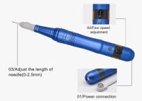China 1A 18000R/Min Blue Permanent Makeup Machine Stable And Safe Metal Aluminum alloy for sale