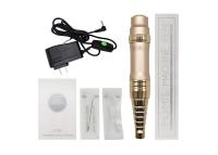 China 35000rpm Golden Permanent Makeup Machine 10V Strong Power For Eyebrow Lip for sale