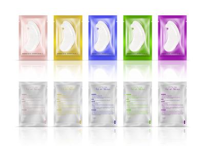 China Non Woven Fabric Color Under Eye Gel Pad Hydrogel For Eyelash Extension Customized Logo for sale