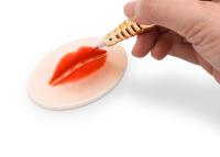 China OEM Silicone 3D Lip Tattoo Practice Skin For Beauty Salons for sale