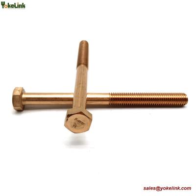China Bronze Fasteners Silicon Bronze Screw Aluminium Bronze Bolts, Brass Bolts, Copper Bolts for sale