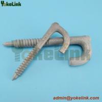 China Hot Dip Galvanized Drive Hook, 7/16 in fetter thread for line hardware for sale