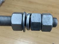 China ASTM F1554 Grade 36 55 105 Anchor Bolt Anchor rod with nut and washer for sale