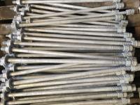 China ASTM F1554 Grade 36 55 105 Anchor Bolt Anchor rod with nut and washer for sale