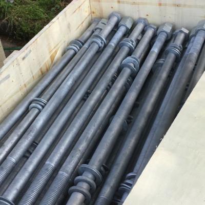 China ASTM F1554 Grade 36 55 105 Anchor Bolt Anchor rod with nut and washer for sale