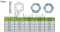 China Galvanized Self Locking Palnut Stamped Pal Nuts DIN 7967S Counter pal nuts for sale