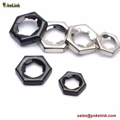 China Galvanized Self Locking Palnut Stamped Pal Nuts DIN 7967S Counter pal nuts for sale