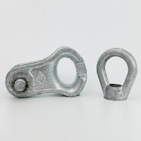 China 100kN Ductile Iron Casting Poleline Deadend Thimble Clevis For Overhead Line for sale