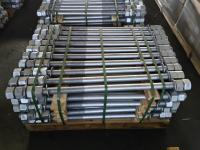 China ASTM F1554 Grade 36 55 105 Structural Anchor Bolt Anchor rod with nut and washer for sale