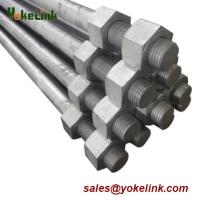 China ASTM F1554 Grade 55 Bent Anchor Bolt Zinc Plating Finish For Light&Metal Poles,Buildings for sale